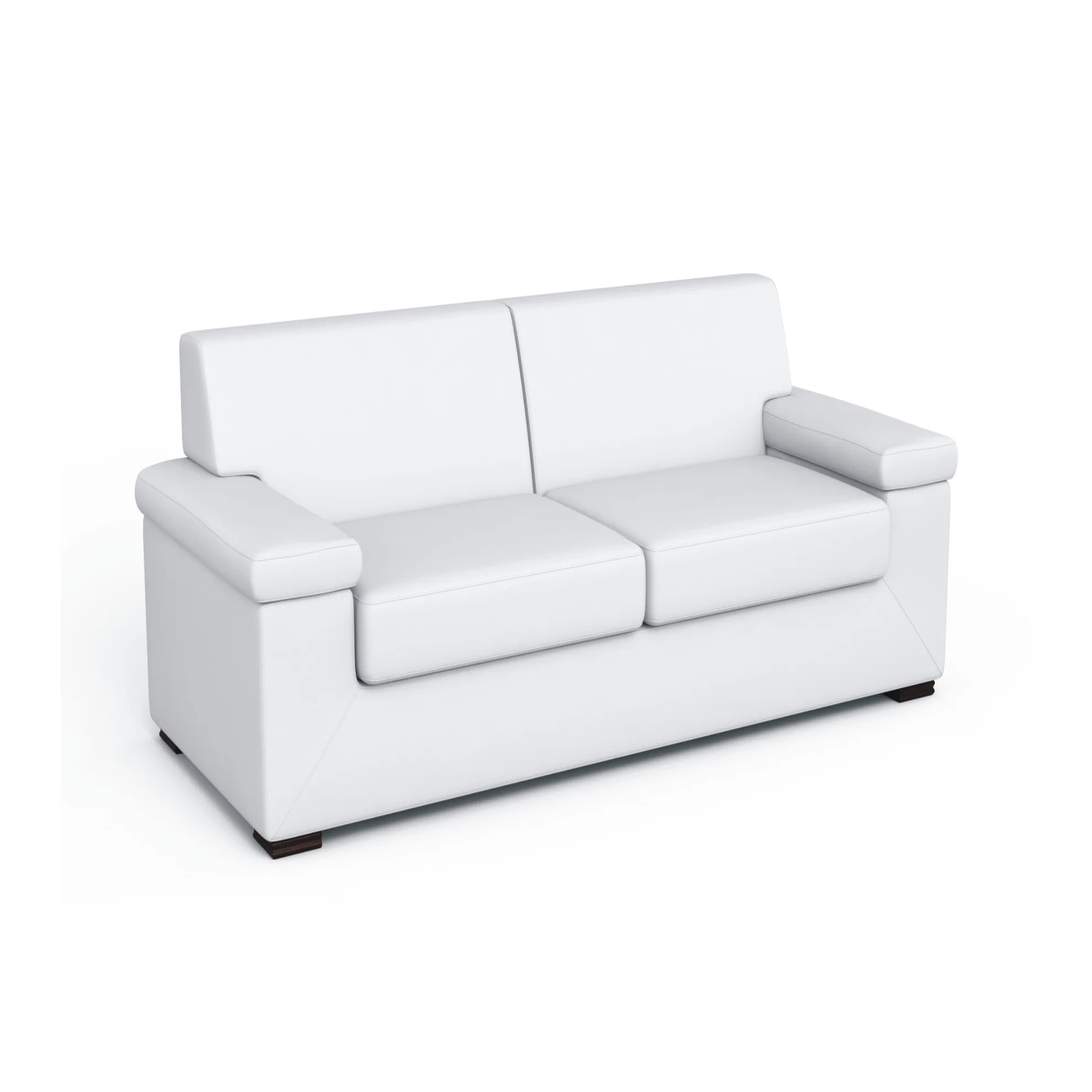 Sofá branco 2 lugares – Munique - Kasa do Evento
